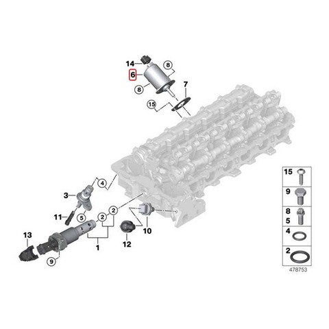 MAGNETI MARELLI製 BMW E87 E90 E91 E60 E61 F10 F11 130i 323i 325i 325xi 330i 330xi VVTモーター ...